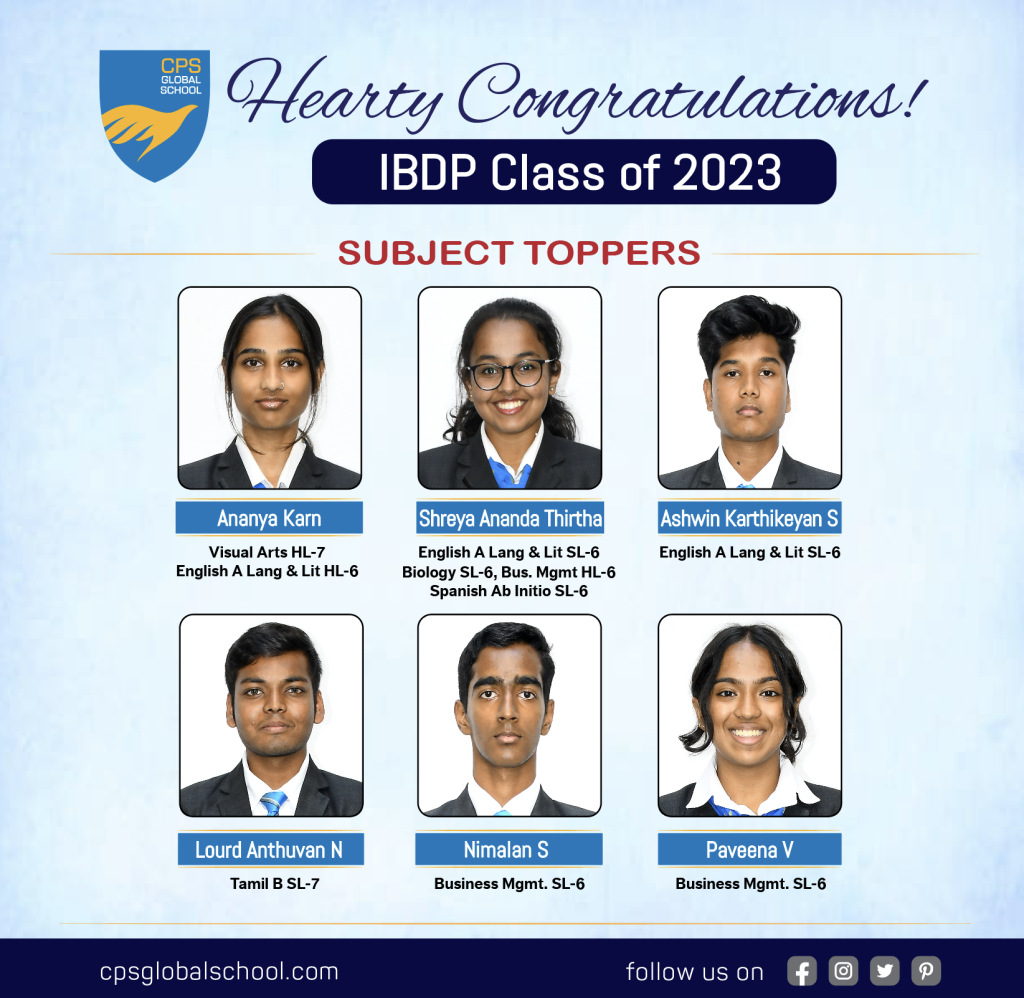 CONGRATULATIONS to the IBDP Class of 2023! - CPS Global