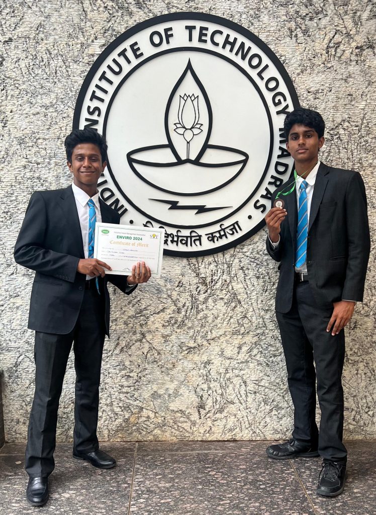The Enviro 2024 Standout Performers @ IIT Madras @ CPS Global School ...