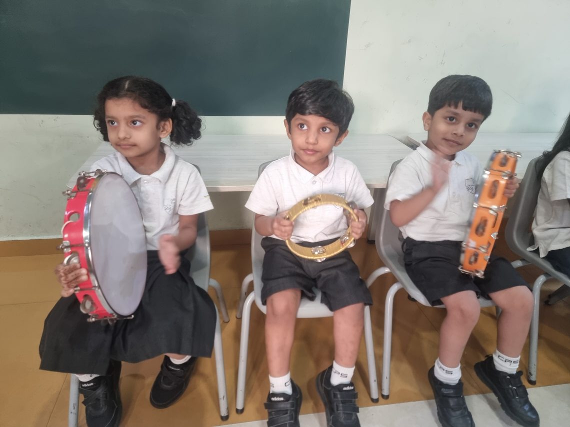 Joyful Beats with Tambourines and Shakers @ CPS Global School, Anna Nagar - CPS Global